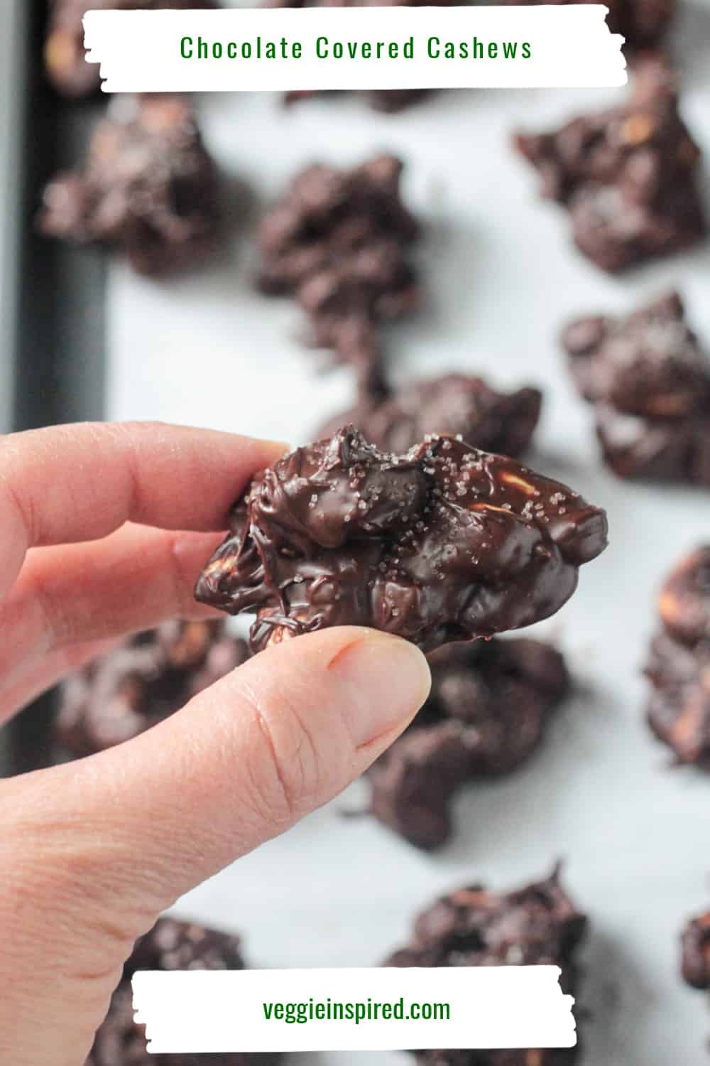 Spiced Chocolate Covered Cashews (Dairy-Free, Easy!) ~ Veggie Inspired