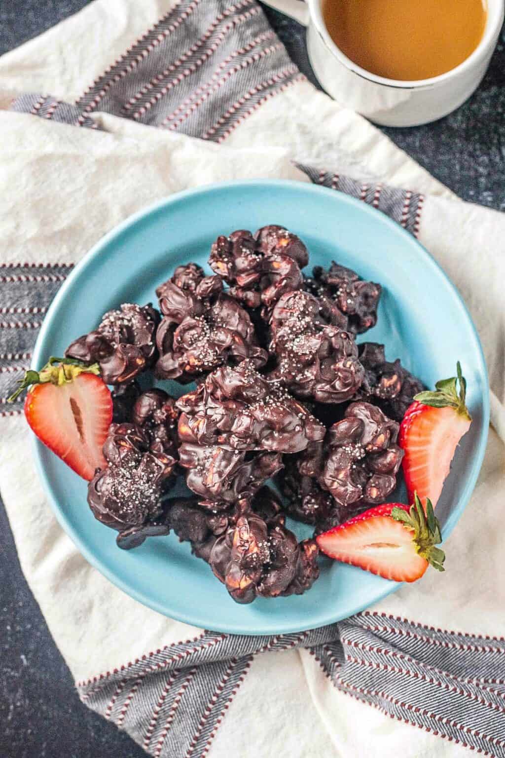 Spiced Chocolate Covered Cashews (Dairy-Free, Easy!) ~ Veggie Inspired