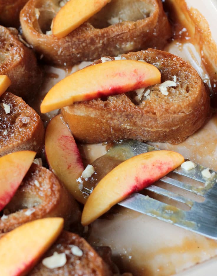 Hazelnut Overnight French Toast Bake - Veggie Inspired