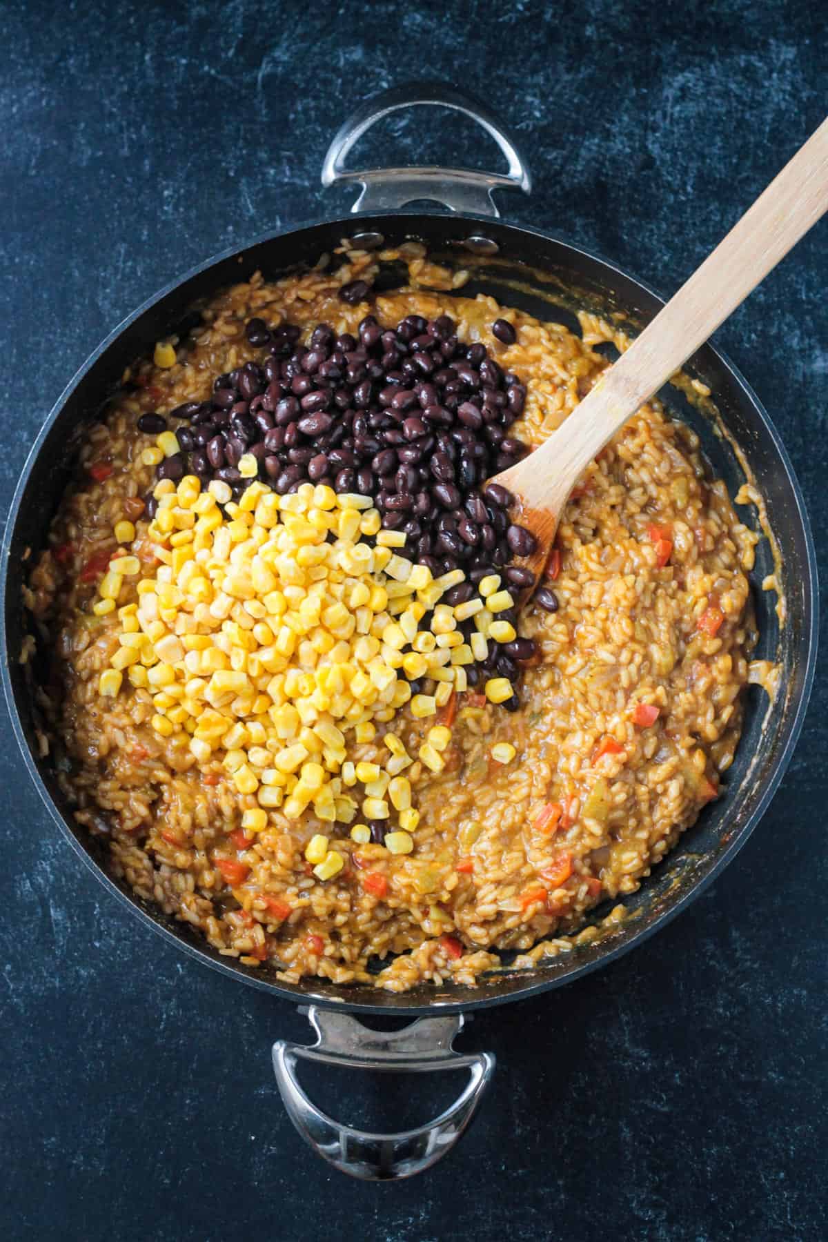 Vegan Black Bean Mexican Risotto - Veggie Inspired