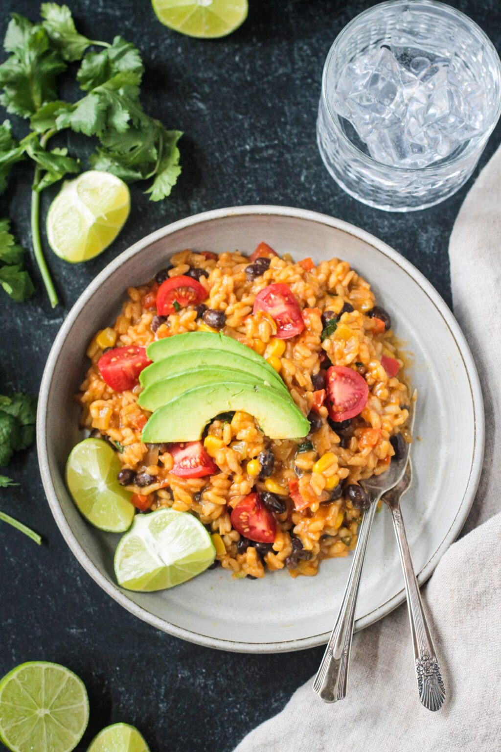 Vegan Black Bean Mexican Risotto - Veggie Inspired