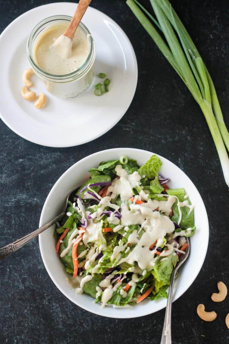 Creamy Sesame Salad Dressing ~ Veggie Inspired