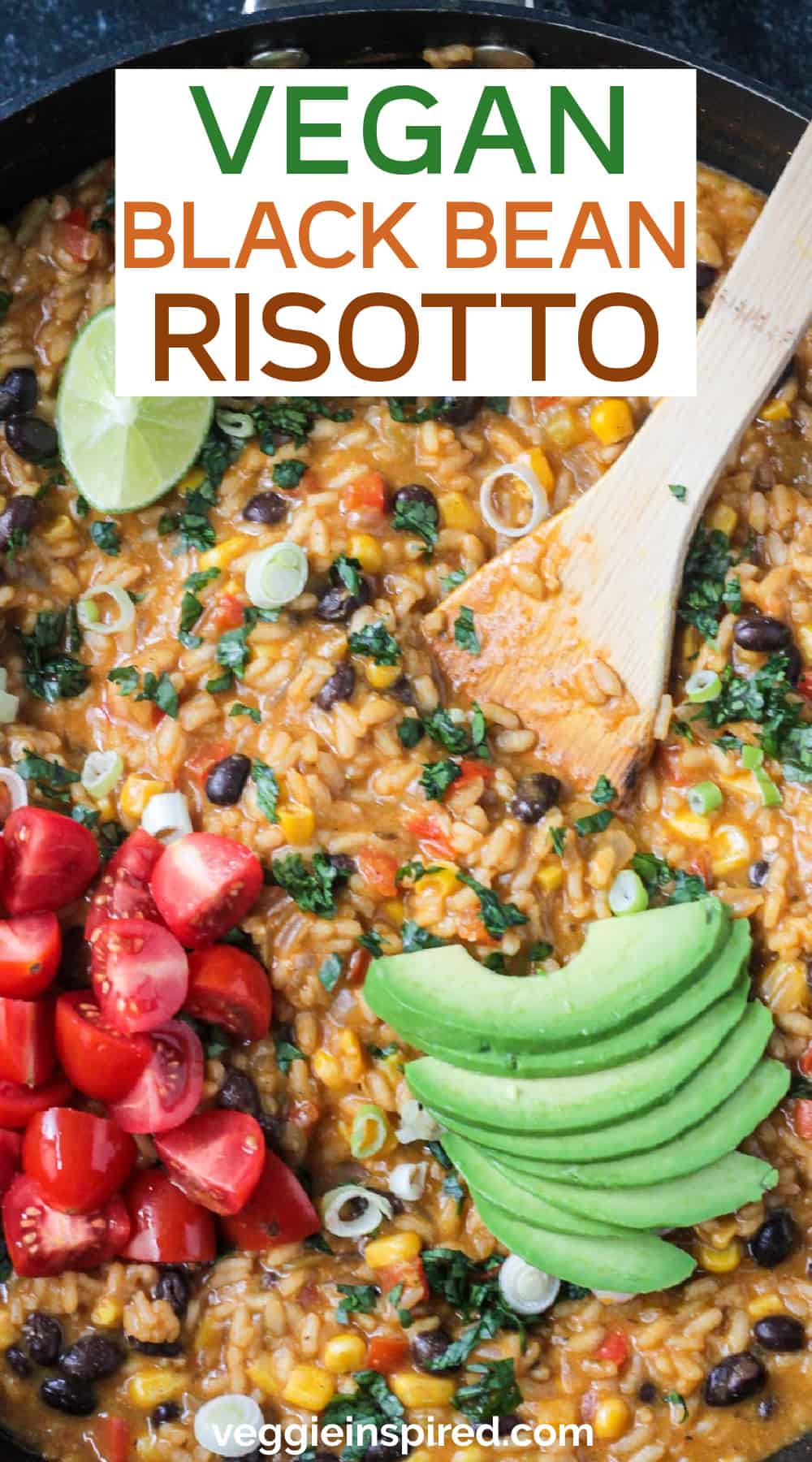 Vegan Black Bean Mexican Risotto - Veggie Inspired