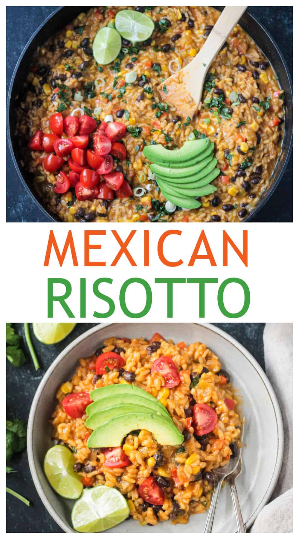 Vegan Black Bean Mexican Risotto - Veggie Inspired