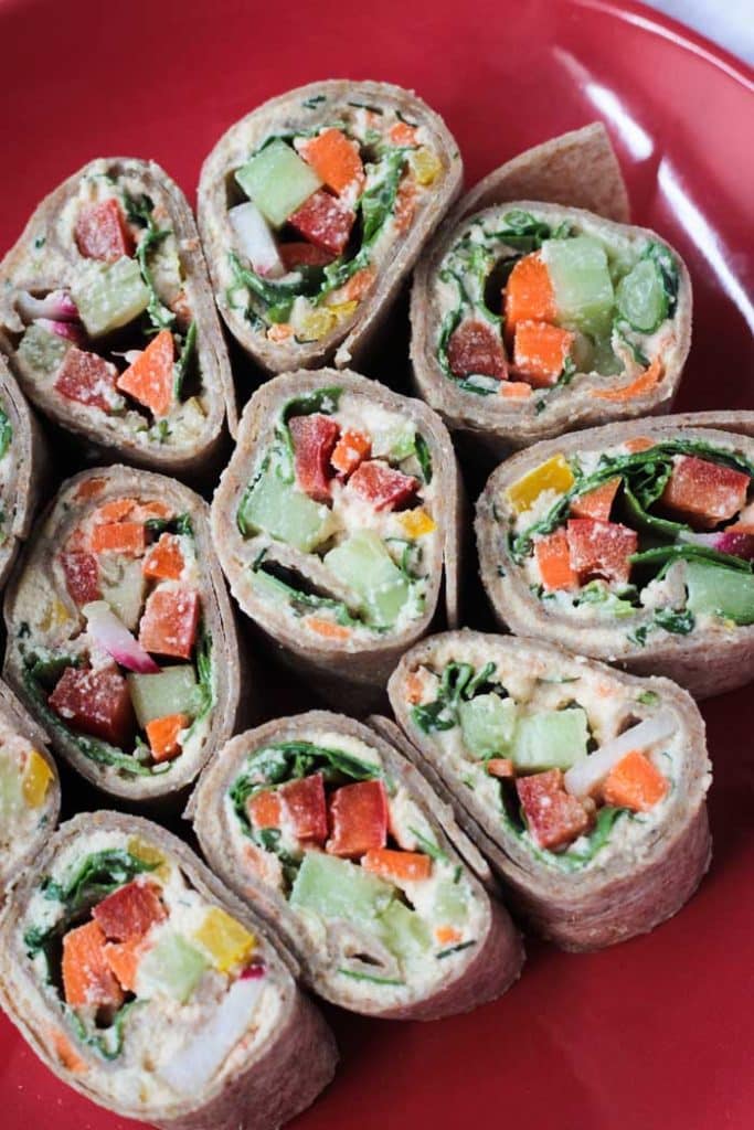 Veggie Tortilla Rollups ~ Veggie Inspired