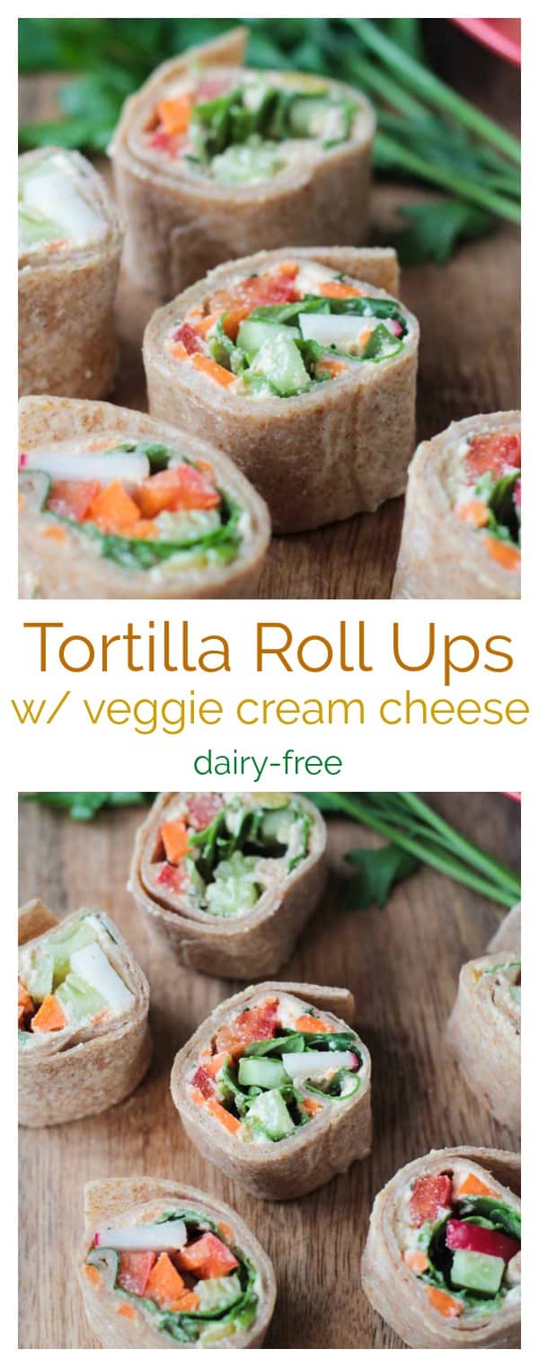 Veggie Tortilla Rollups ~ Veggie Inspired