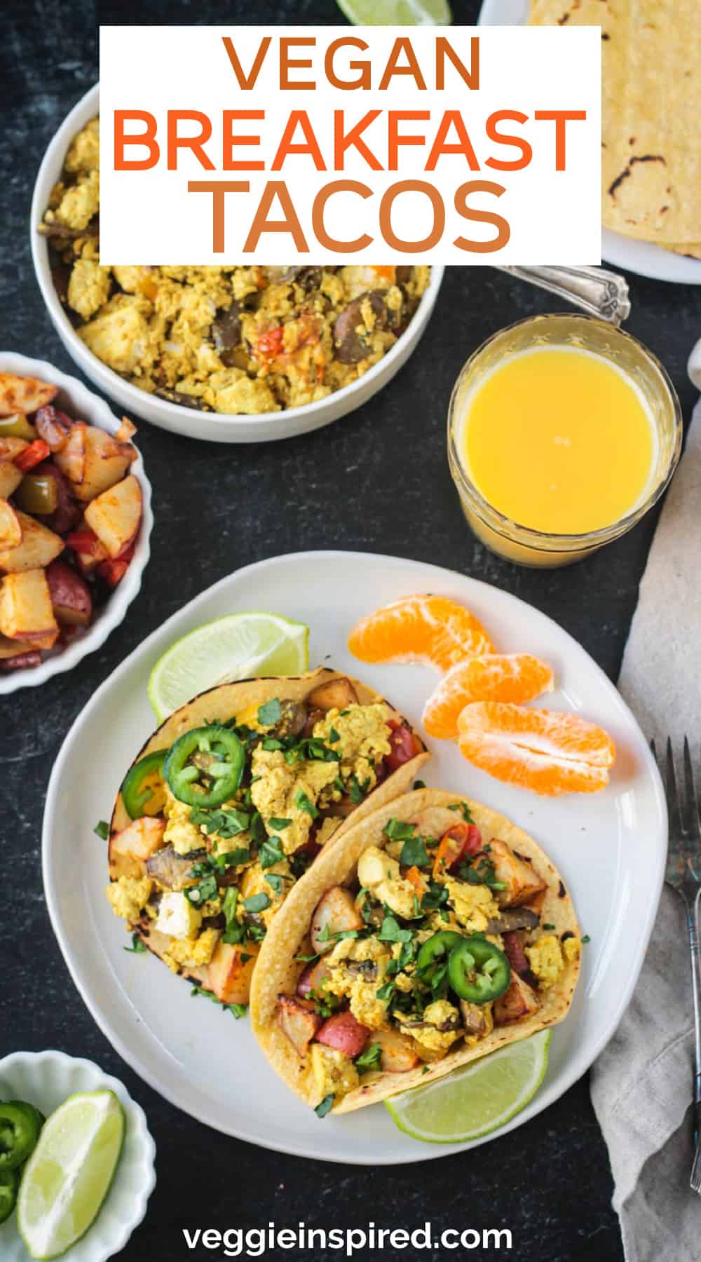 Vegan Breakfast Tacos - Veggie Inspired