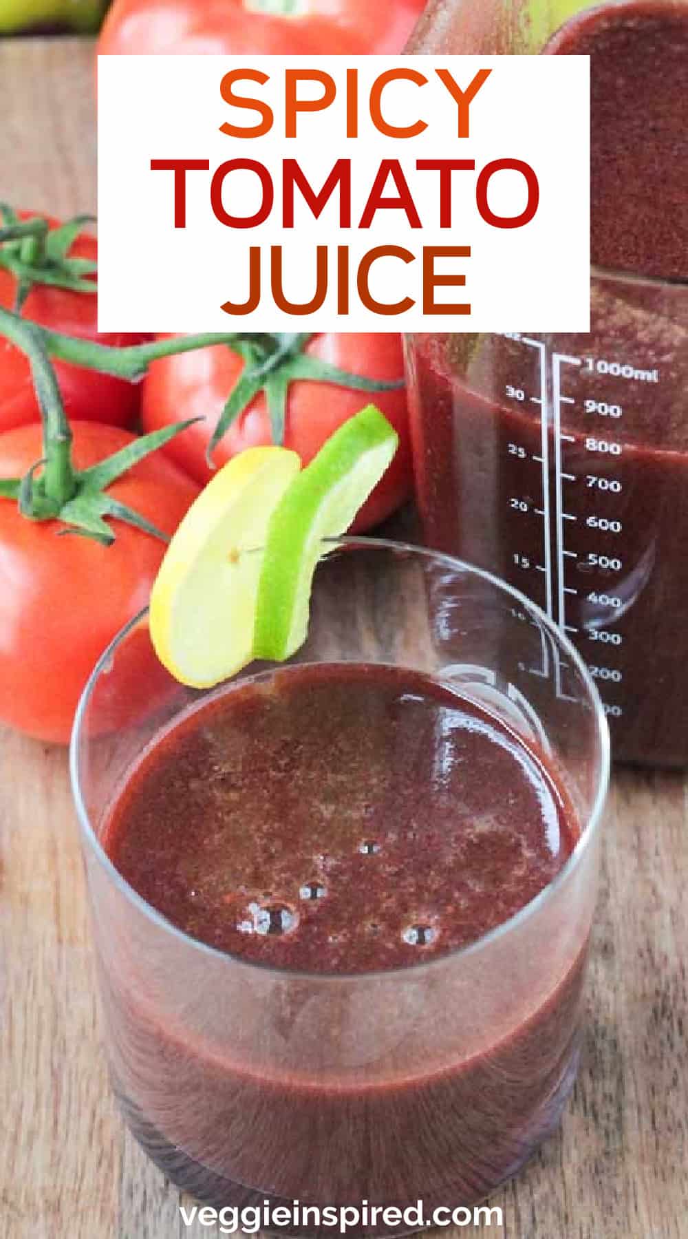 Spicy Tomato Juice (V8 Copycat) - Veggie Inspired