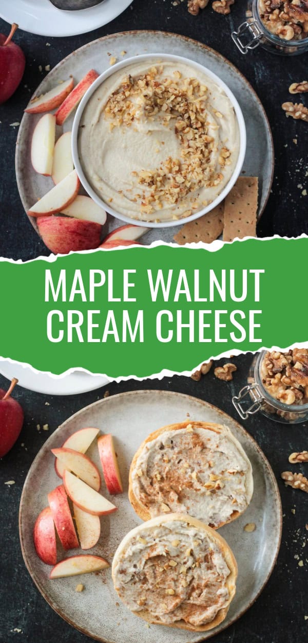 Vegan Maple Walnut Cream Cheese - Veggie Inspired