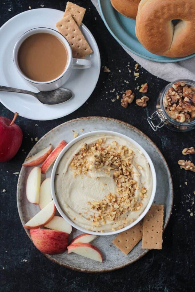 Vegan Maple Walnut Cream Cheese - Veggie Inspired