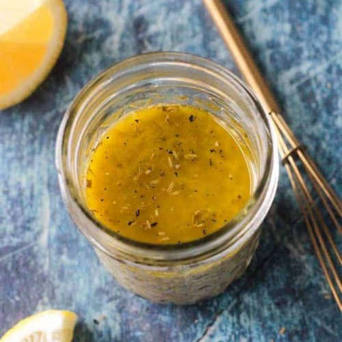 Homemade Lemon Vinaigrette Dressing ~ Veggie Inspired