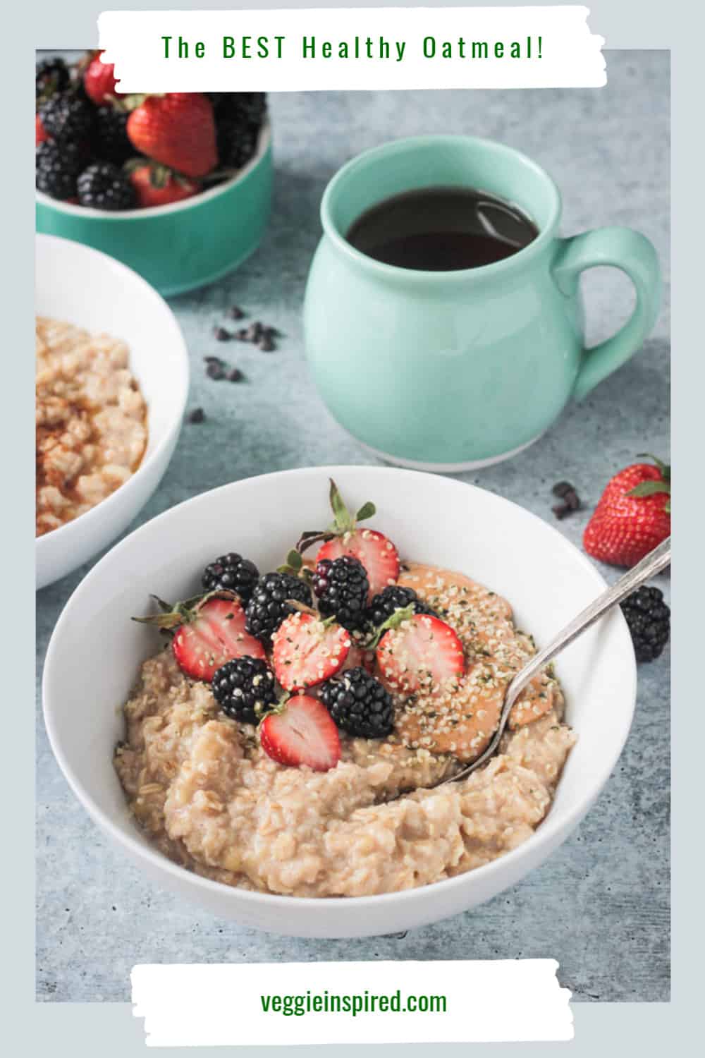 Easy, Sweet, Creamy, Healthy Oatmeal (Dairy Free) ~ Veggie Inspired