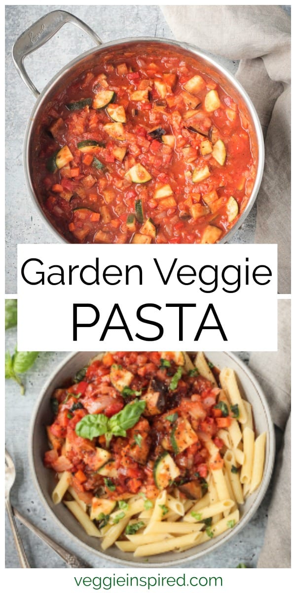 Garden Veggie Pasta ~ Veggie Inspired