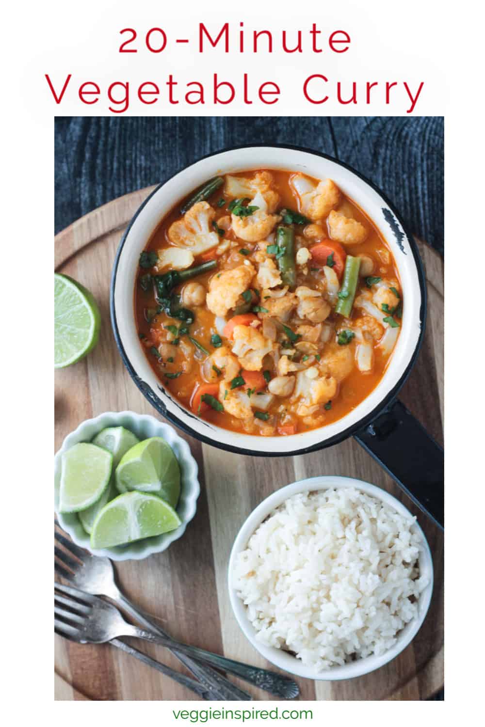 Vegetable Curry (A 20 Minute Meal!) ~ Veggie Inspired