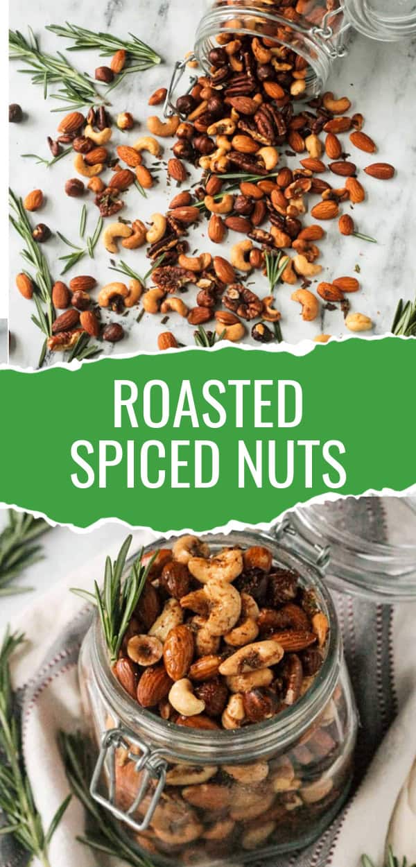 Spiced Rosemary Roasted Nuts (Oil-Free!) ~ Veggie Inspired