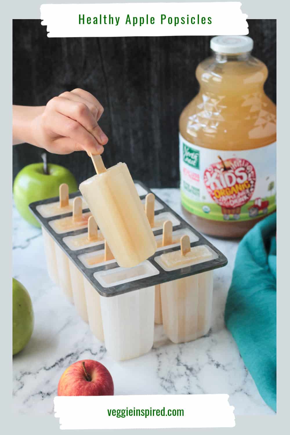 Healthy Popsicles (No Sugar Added!) ~ Veggie Inspired