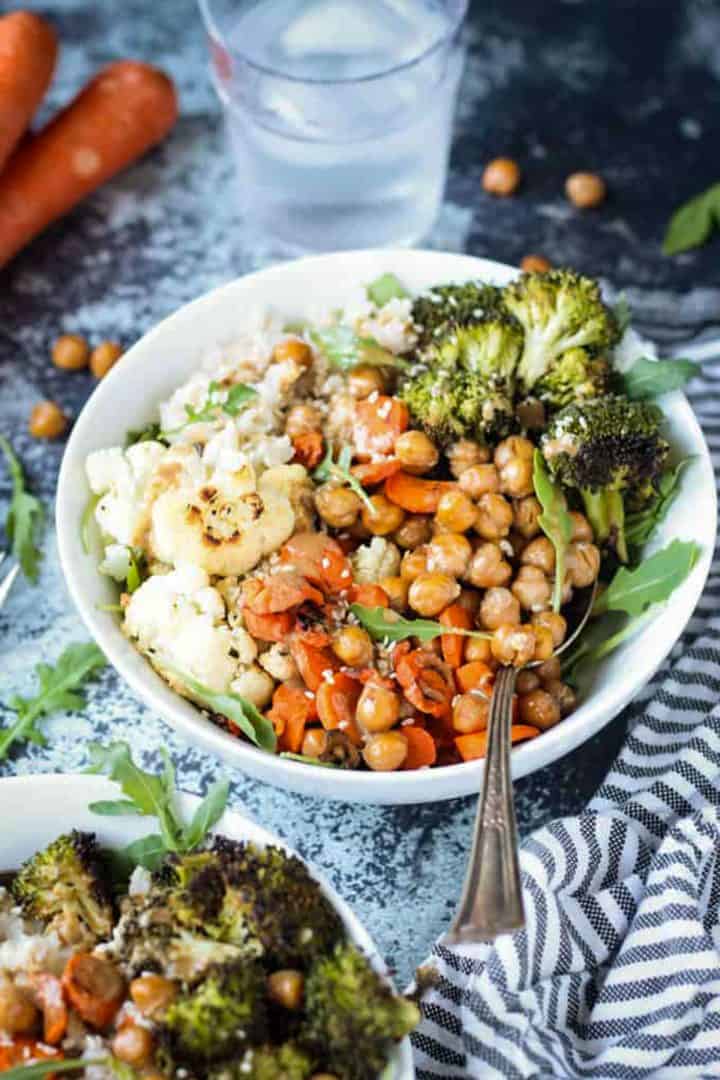 Roasted Veggie Rice Bowls (Gluten Free) ~ Veggie Inspired