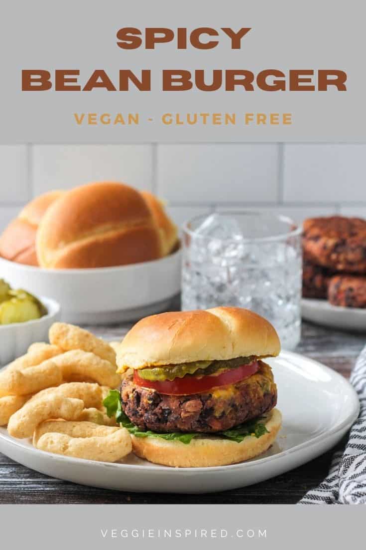 Spicy Bean Burgers (15 Minute Recipe!) ~ Veggie Inspired