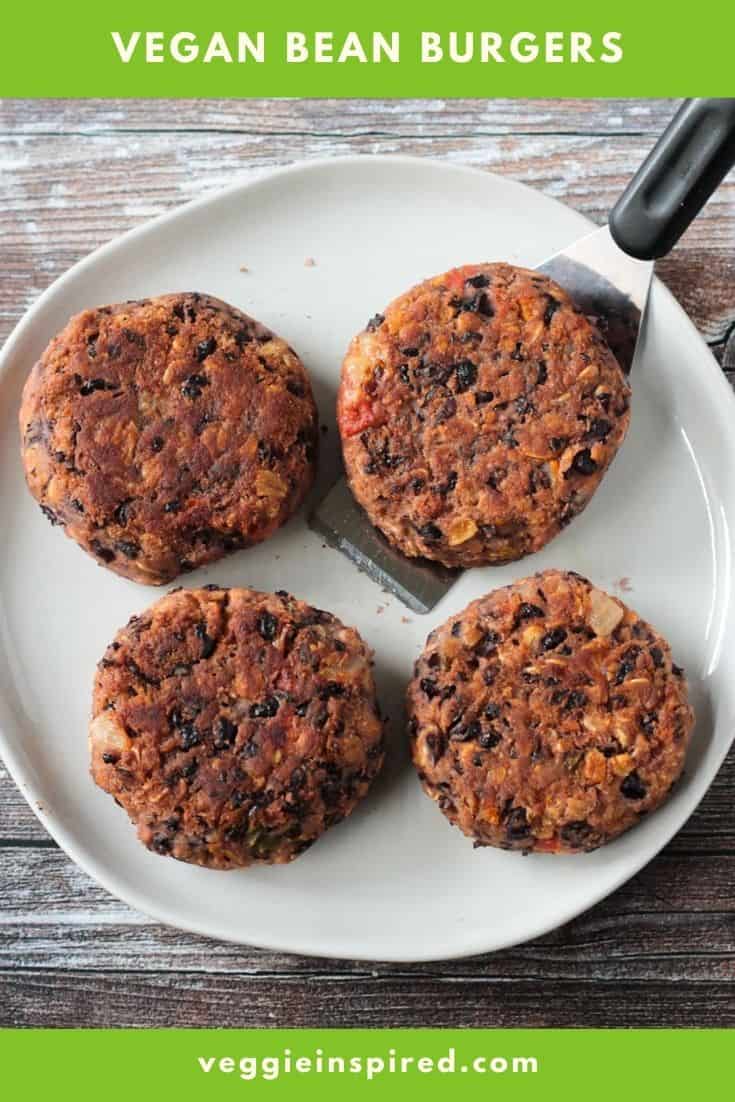 Spicy Bean Burgers (15 Minute Recipe!) ~ Veggie Inspired