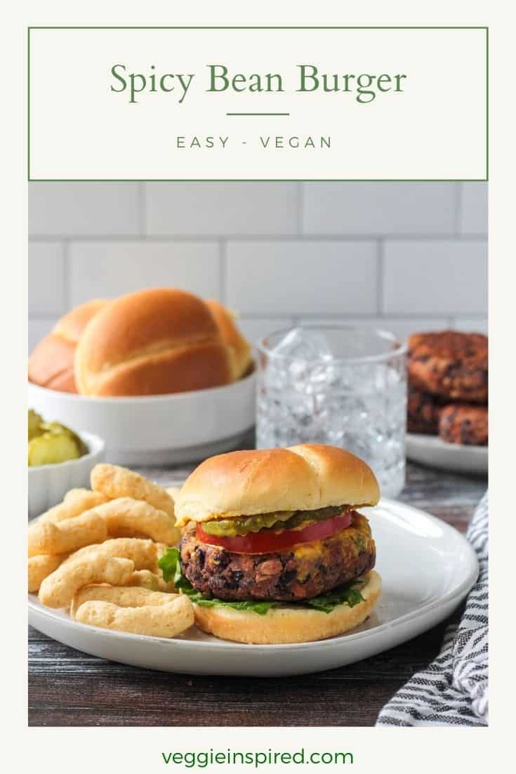 Spicy Bean Burgers (15 Minute Recipe!) ~ Veggie Inspired