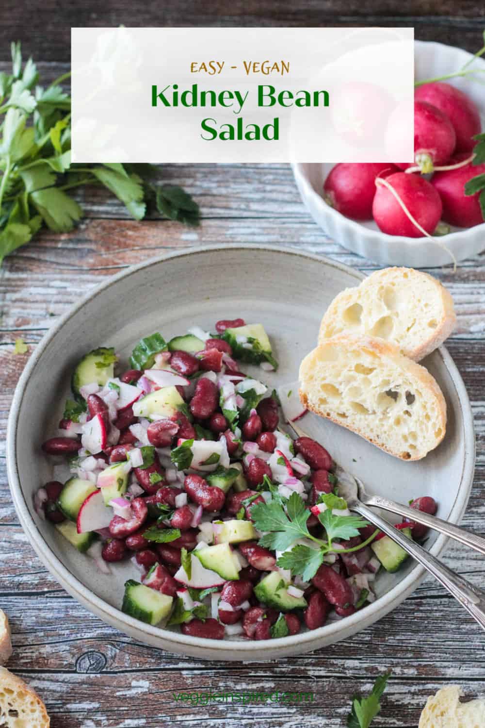 Red Kidney Bean Salad ~ Veggie Inspired