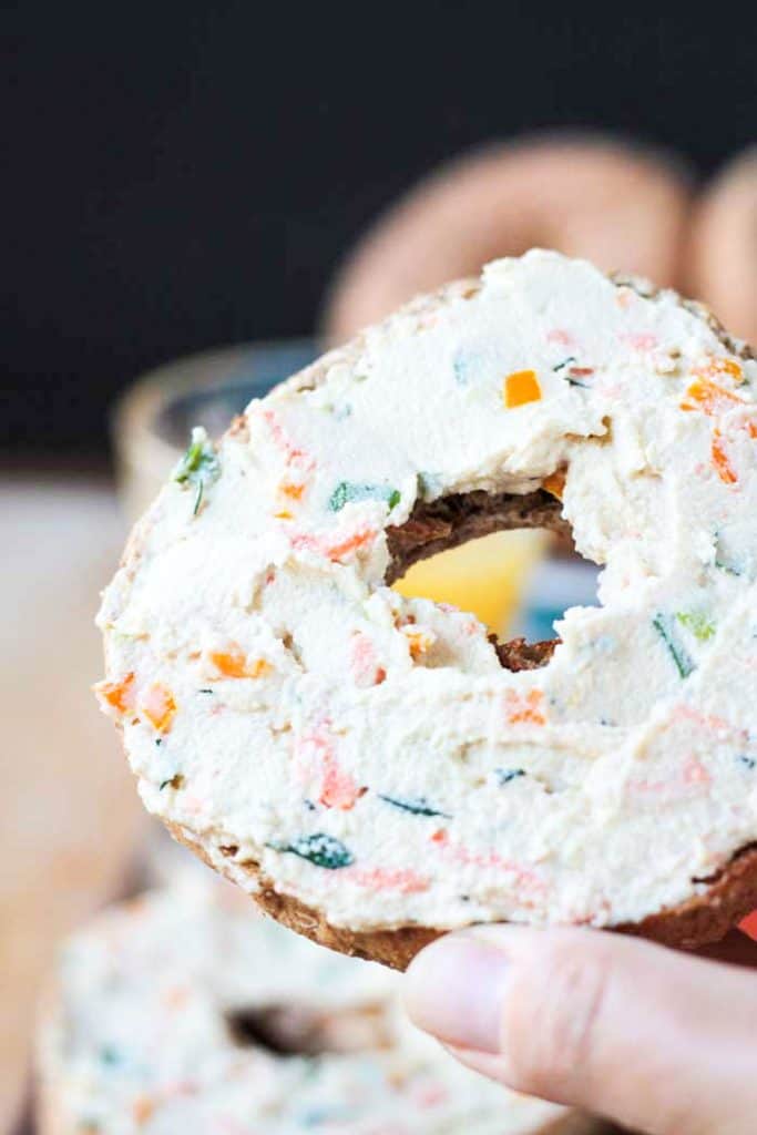 Veggie Cashew Cream Cheese Spread ~ Veggie Inspired