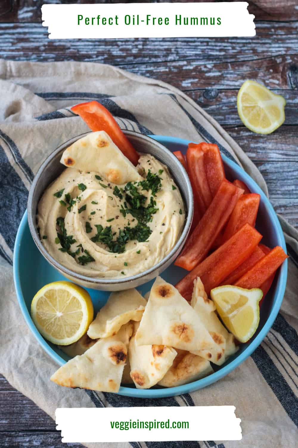 Perfect Oil-Free Hummus