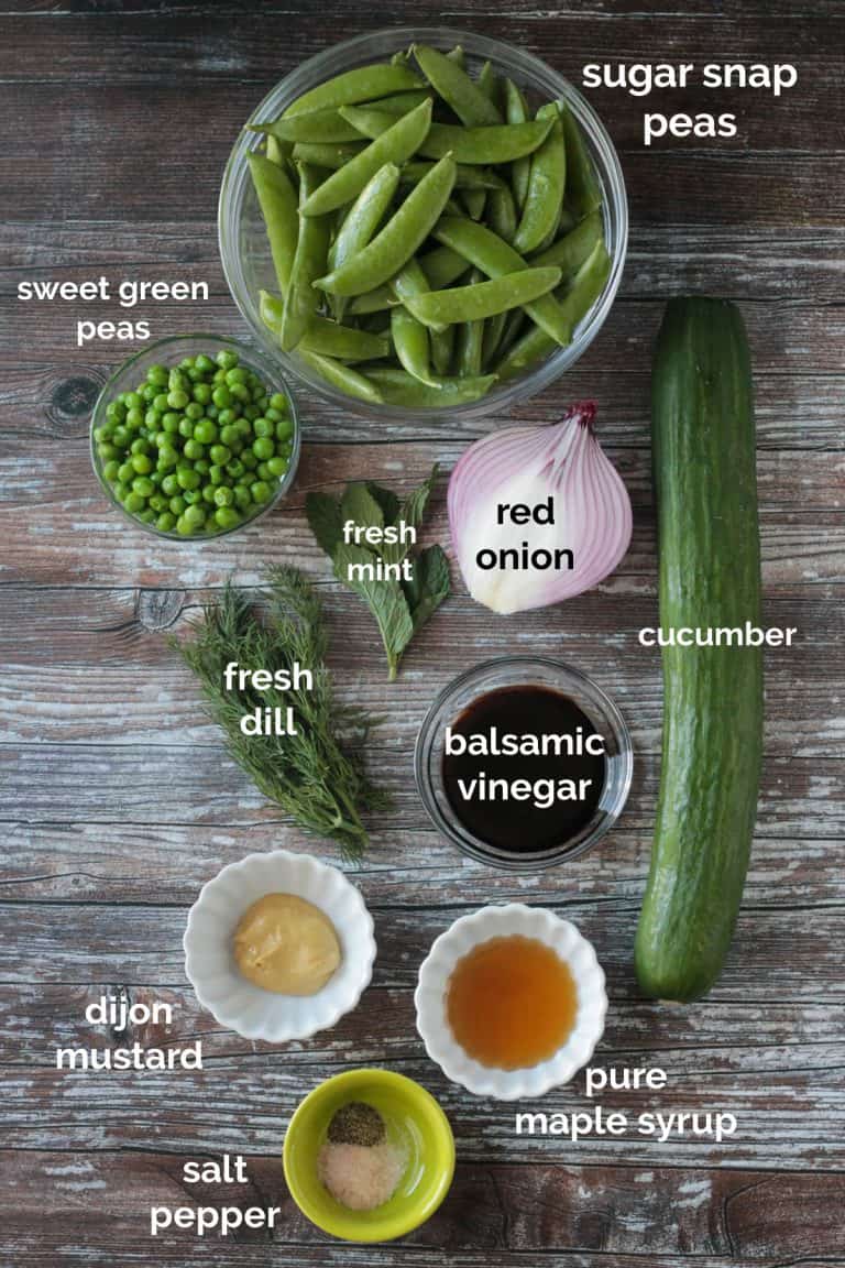 Sugar Snap Pea Salad ~ Veggie Inspired