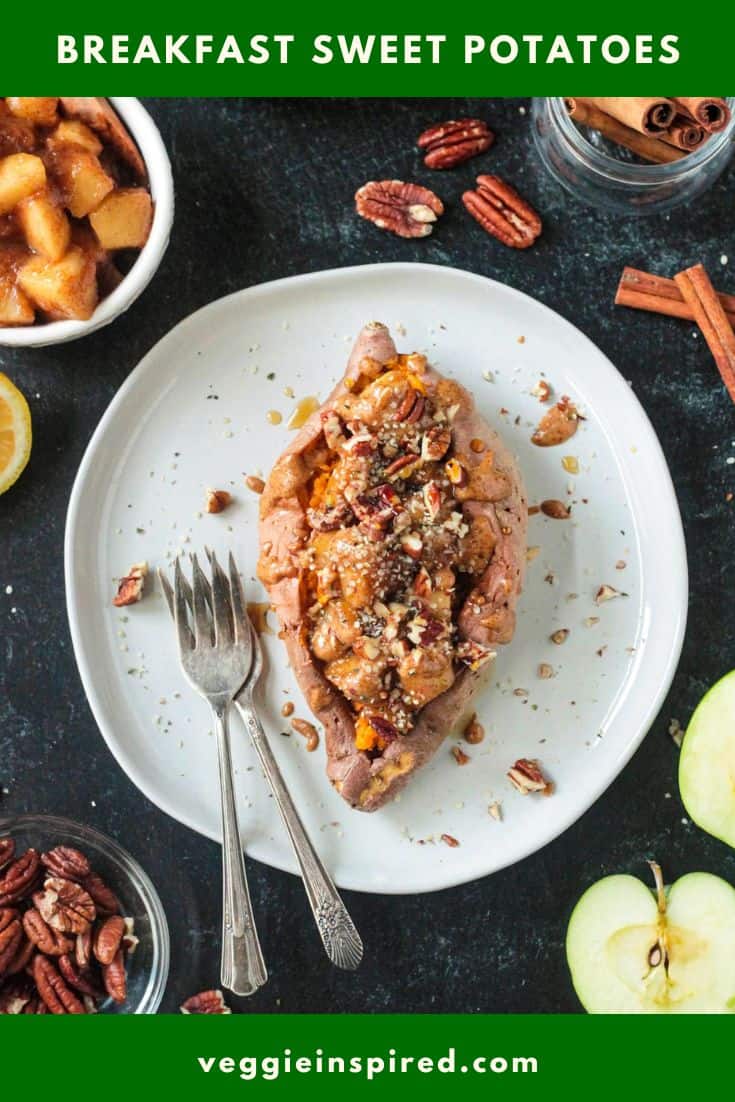 Breakfast Stuffed Sweet Potatoes ~ Veggie Inspired