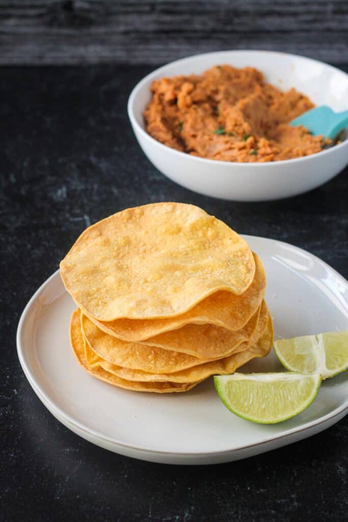 Baked Tostada Shells (Vegan, Gluten-Free) ~ Veggie Inspired