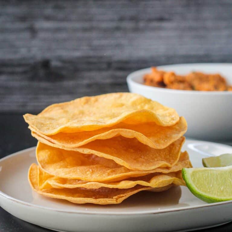 Baked Tostada Shells (Vegan, Gluten-Free) ~ Veggie Inspired