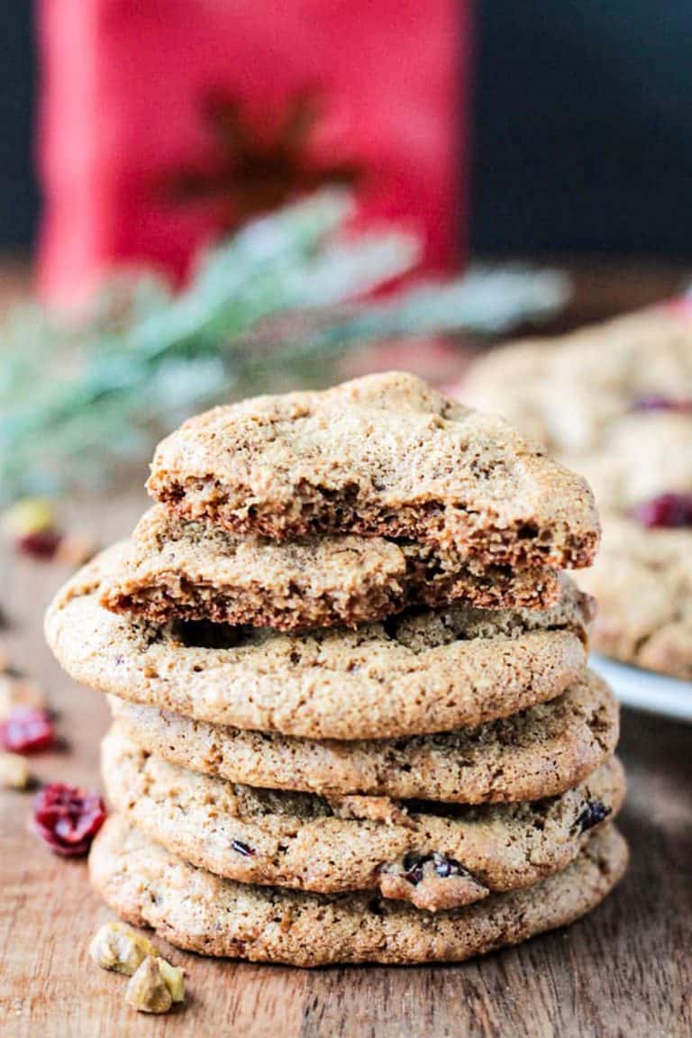 Vegan Cranberry Cookies with Almond Flour~ Veggie Inspired