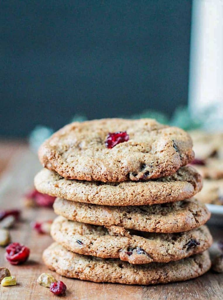 Vegan Cranberry Cookies with Almond Flour~ Veggie Inspired