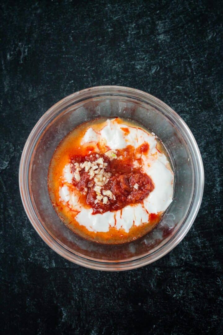 Dairy-Free Harissa Yogurt Sauce - Veggie Inspired