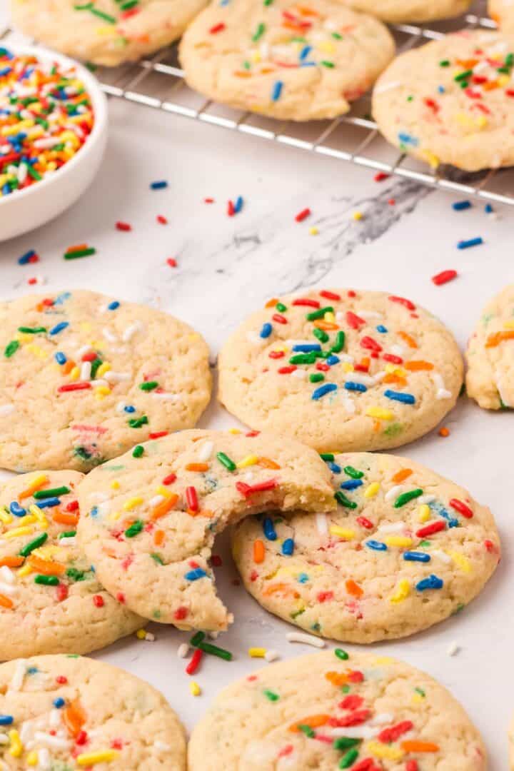 Vegan Funfetti Sugar Cookies - Veggie Inspired