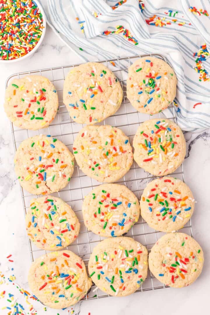 Vegan Funfetti Sugar Cookies - Veggie Inspired