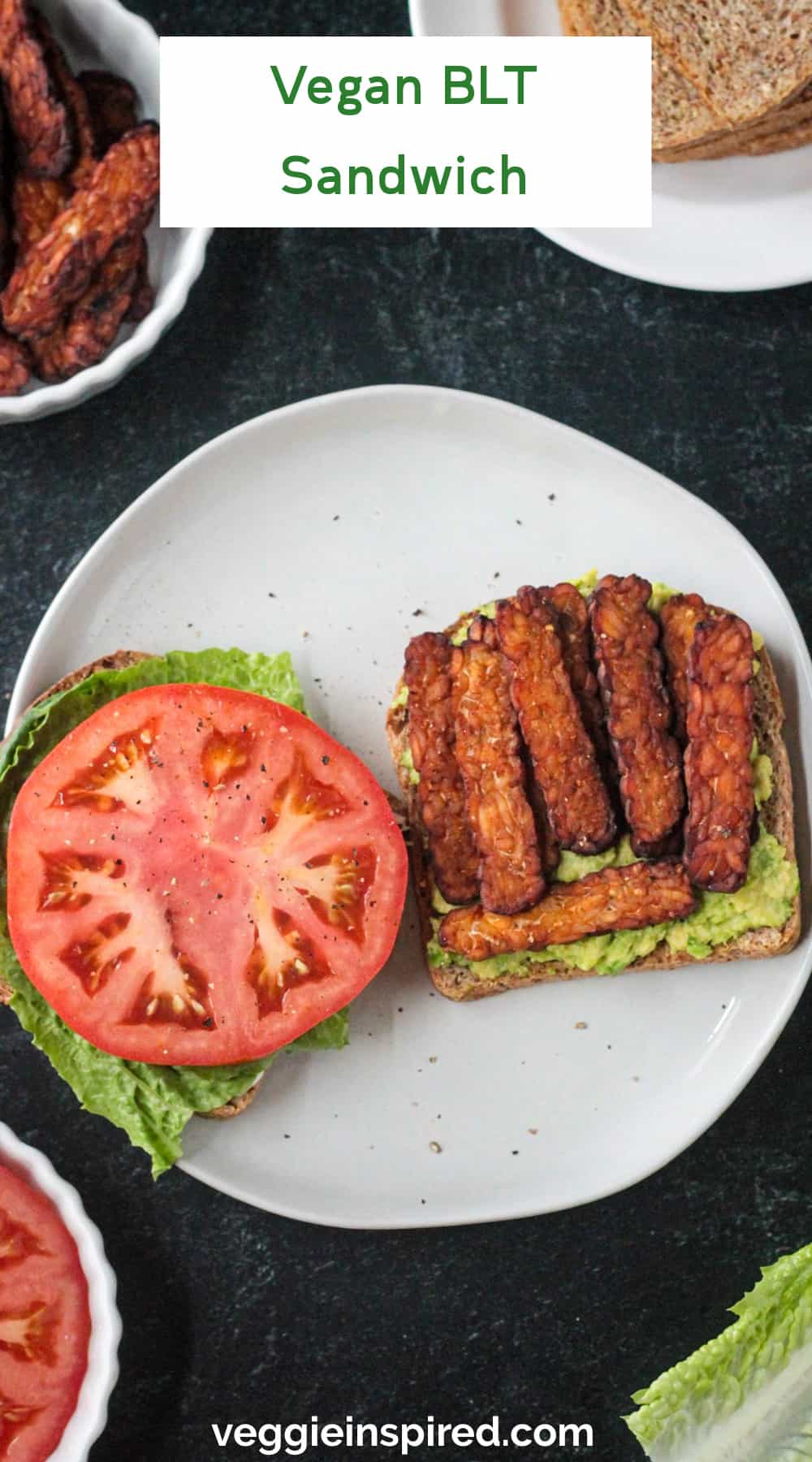 Vegan BLT Sandwich - Veggie Inspired