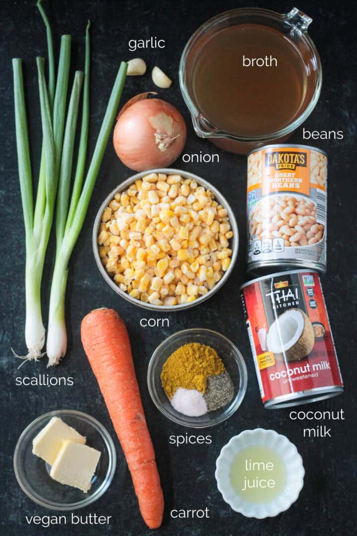 Creamy Curried Corn Soup with Coconut Milk - Veggie Inspired