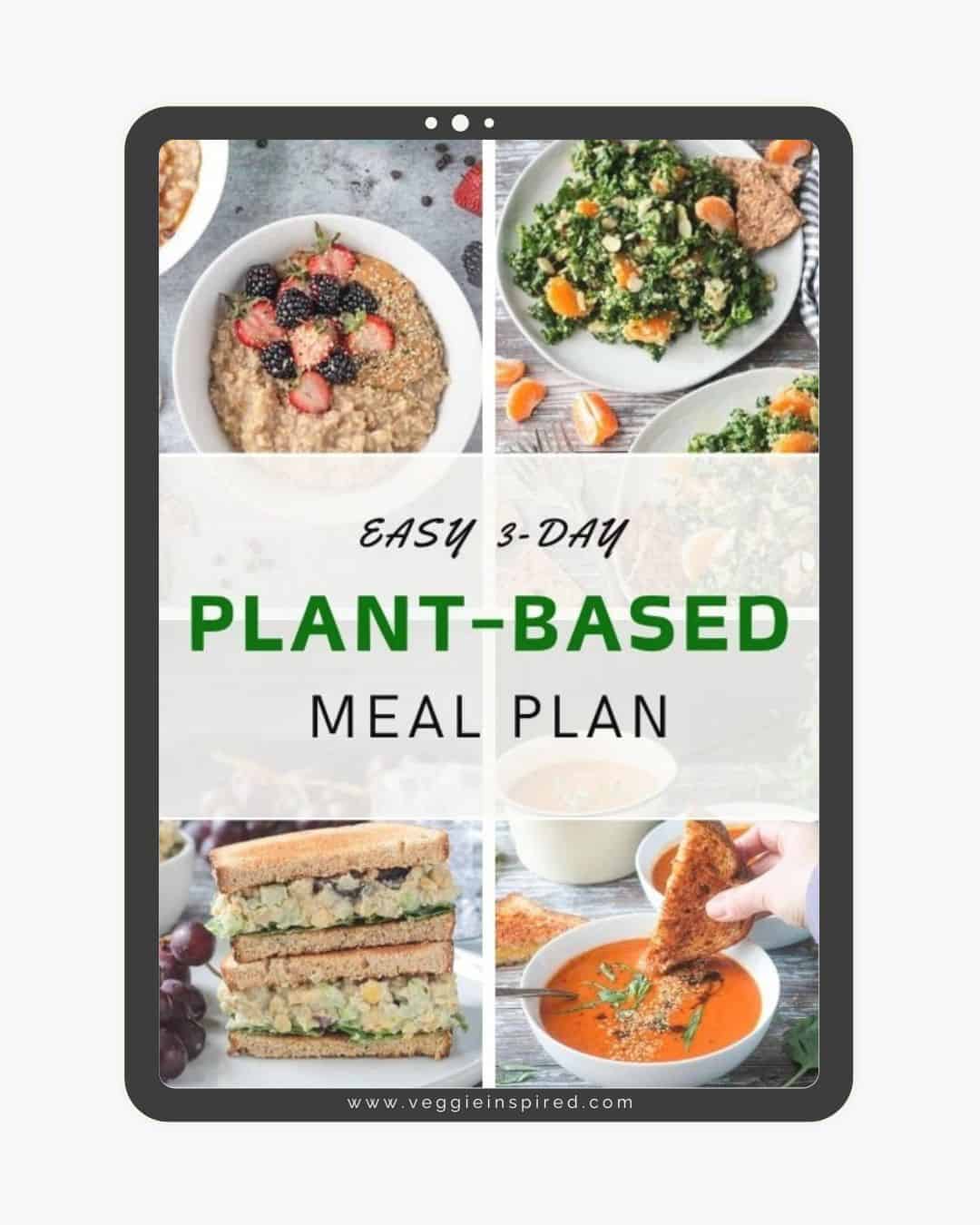 Free 3-Day Meal Plan - Veggie Inspired