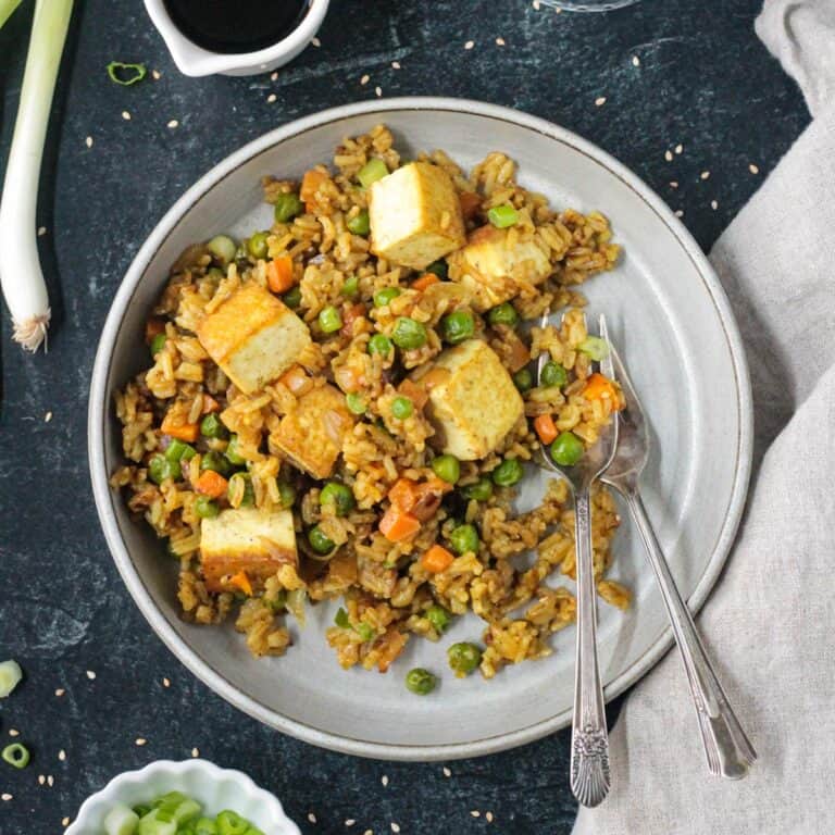Curry Fried Rice with Tofu - Veggie Inspired