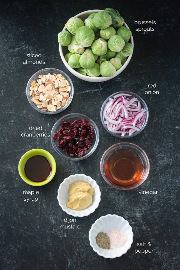 Shaved Brussels Sprouts Slaw - Veggie Inspired