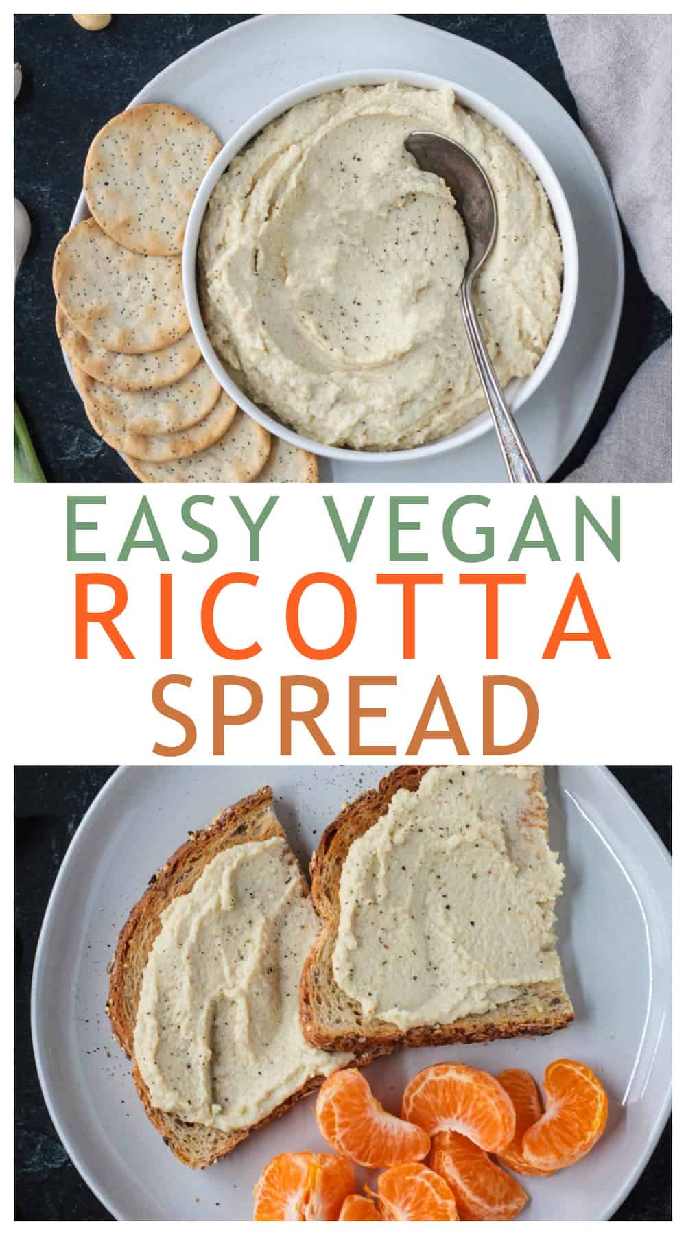Vegan Ricotta Spread - Veggie Inspired